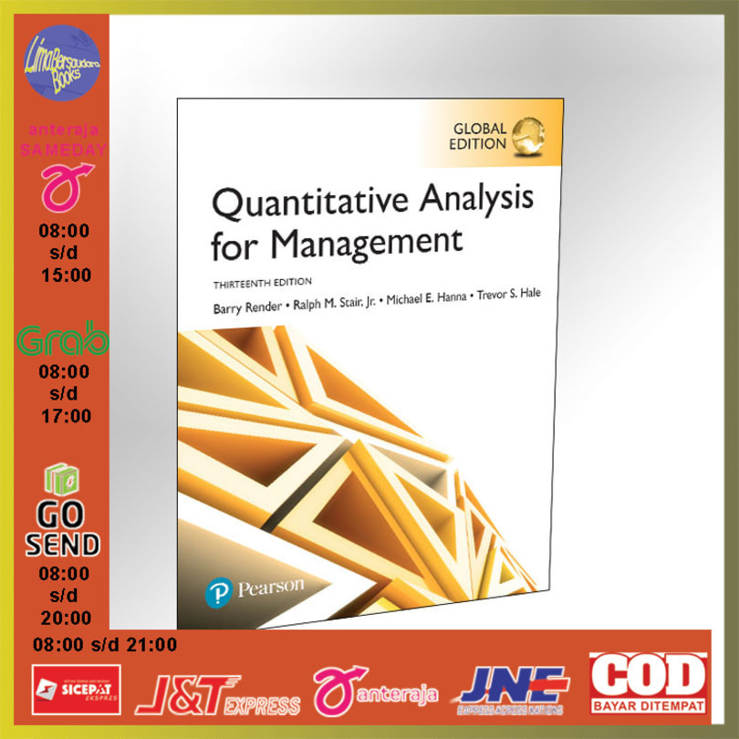 Quantitative Analysis for Management 13th 13e 13 thirteenth edition, Barry Render | Shopee Malaysia