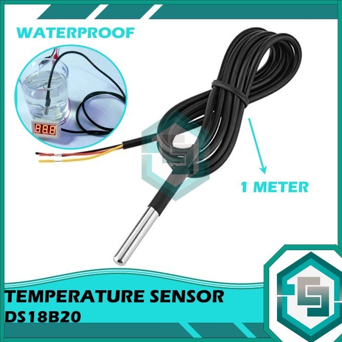 Waterproof DS18B20 TEMPERATURE SENSOR PROBE ARDUINO UNO | Shopee Malaysia