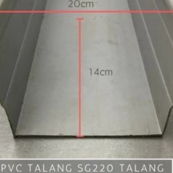 New!!! Water Gutters Per Meter PVC Box SG 220 8" 8 Inch | Shopee Malaysia