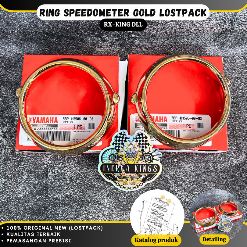 Original YAMAHA GOLD RX King Special Edition Speedometer Ring | Shopee ...