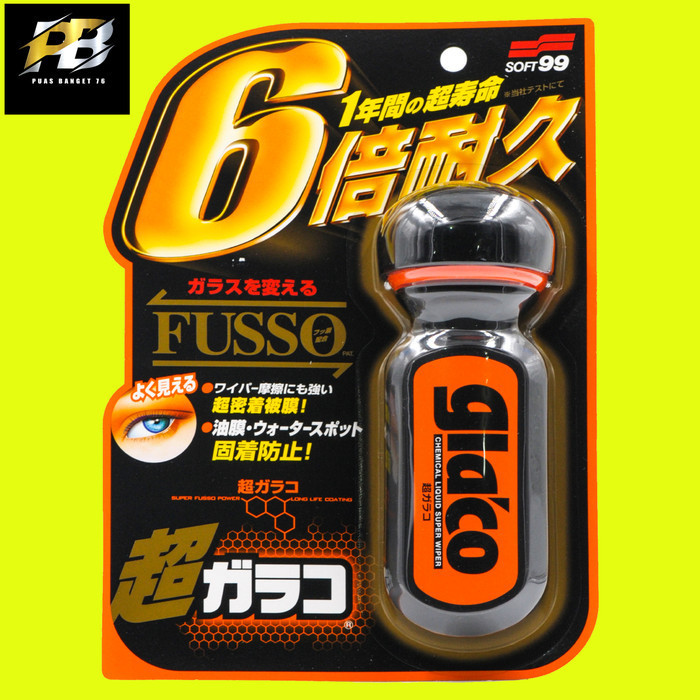Soft 99 Soft99 Fusso Ultra Glaco Original 70ml Car Glass Coating ...