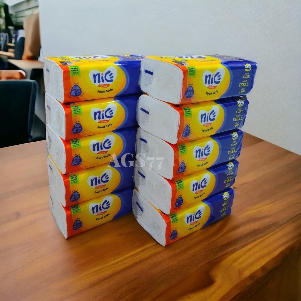 (Package Of 10pcs) New Nice Living Facial Tissue 2ply 360 Sheets 10 ...