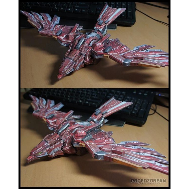 New DIY PAPERCRAFT MECHA WILD BIRD ROBOT Pattern Sheet!!!!! | Shopee ...