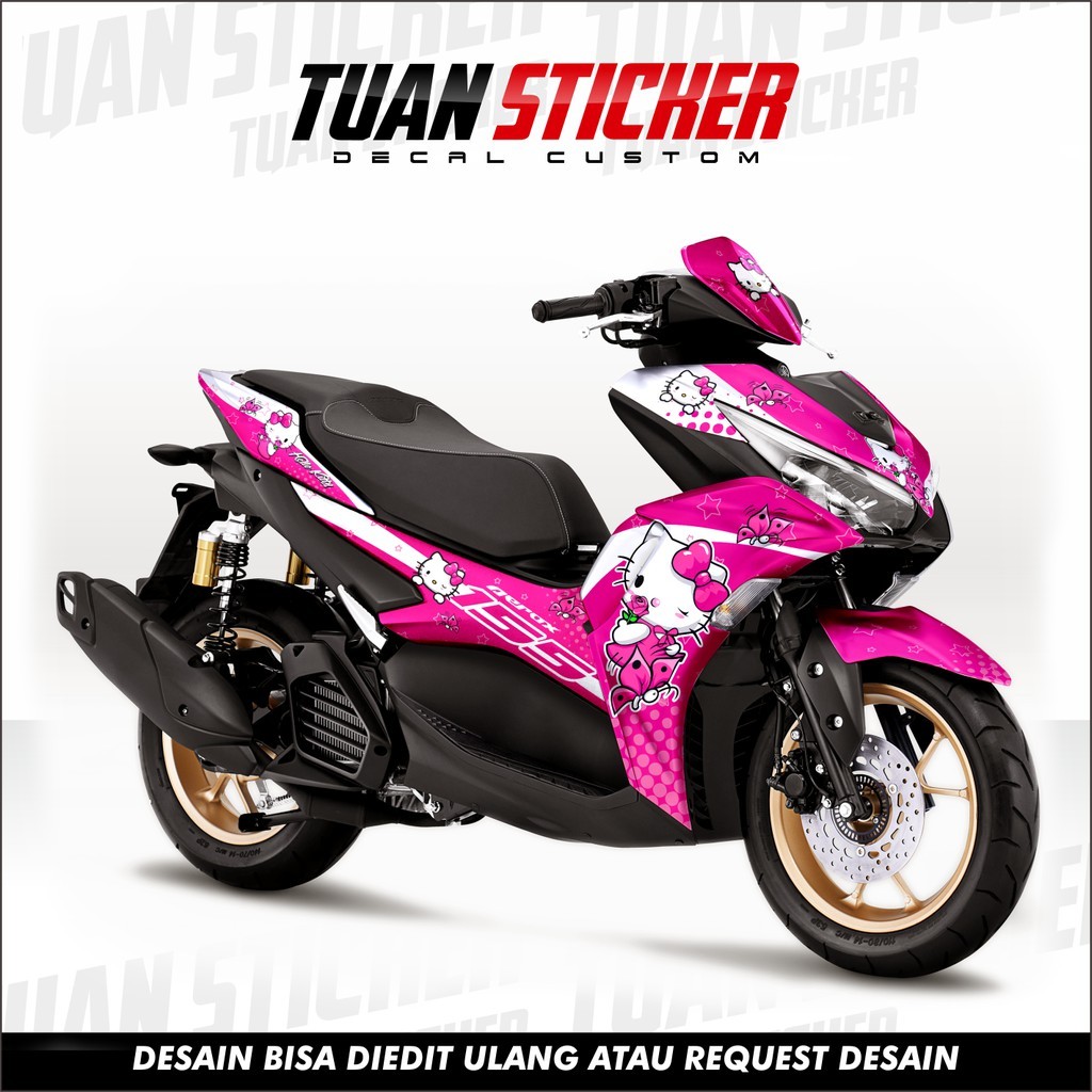 Aerox sticker Striping Decal All New aerox 155 Connected full body ...