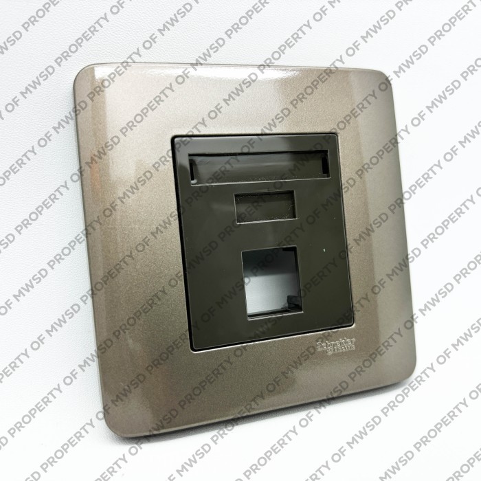 Schneider ZENCELO TELEPON SOCKET SILVER BRONZE E8431RJS4_SZ | Shopee ...