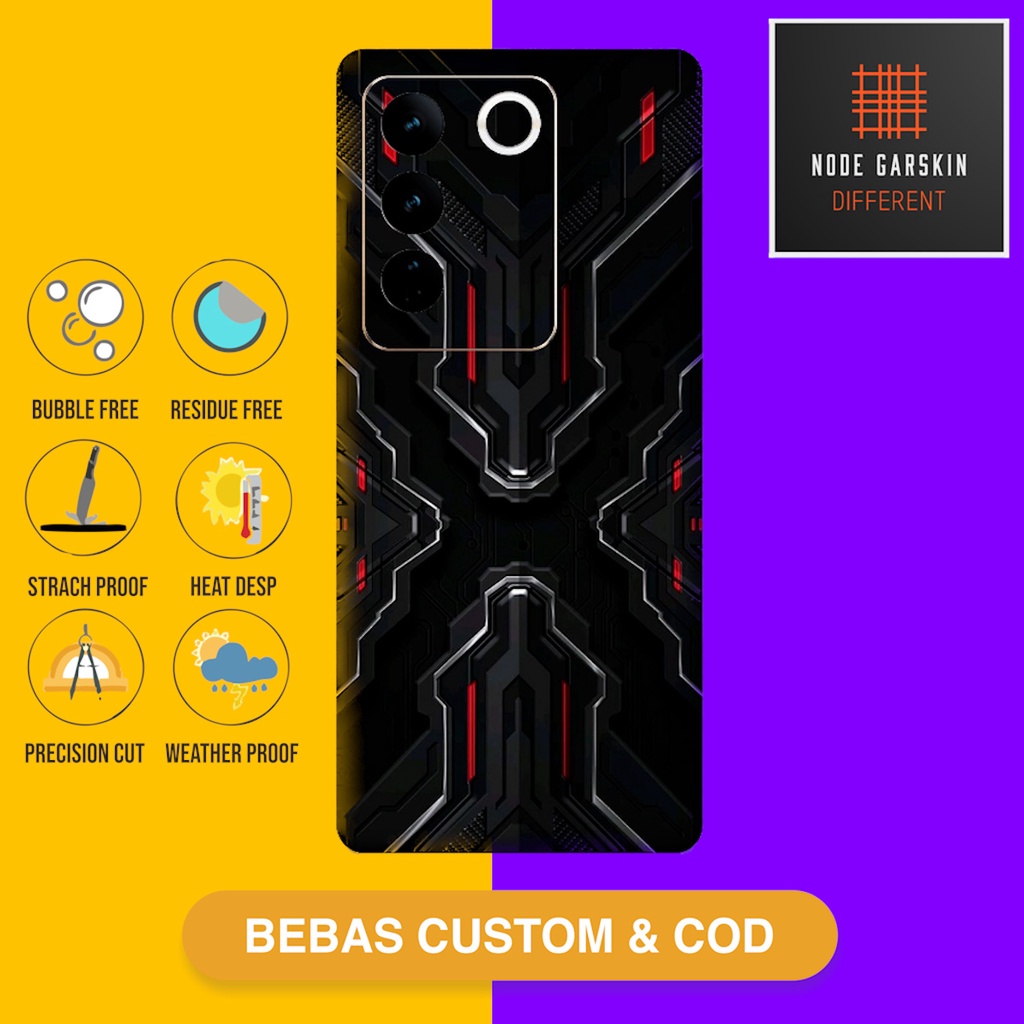 Garskin skin Vivo V27 5G Fullbody Or Backonly Vinyl - robo Kode - 3UI ...