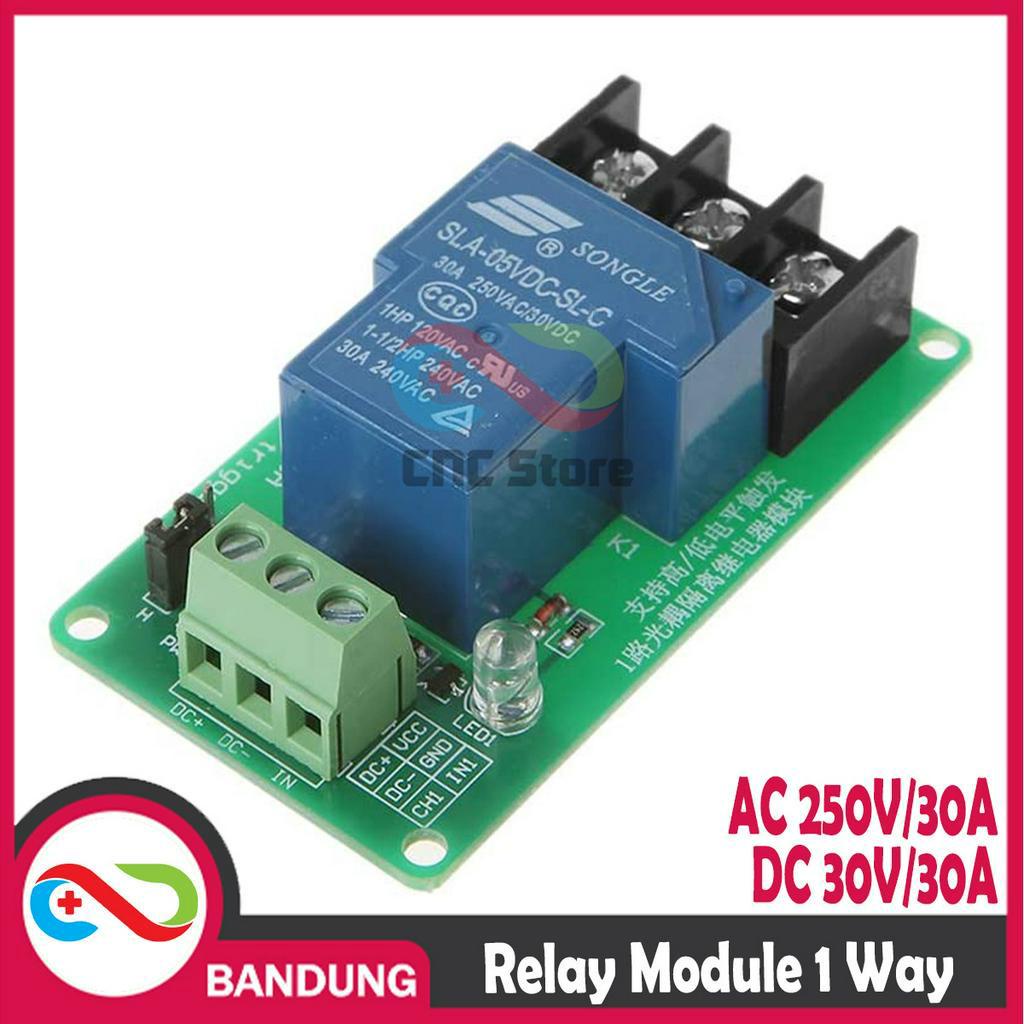 Relay MODULE 5V 1 WAY 30A OPTOCOUPLER ISOLATION | Shopee Malaysia