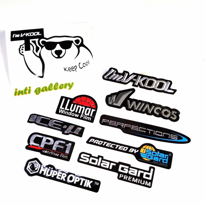 Car Window Film Sticker Vkool/Huper Optik Original Sticker (Nissan ...