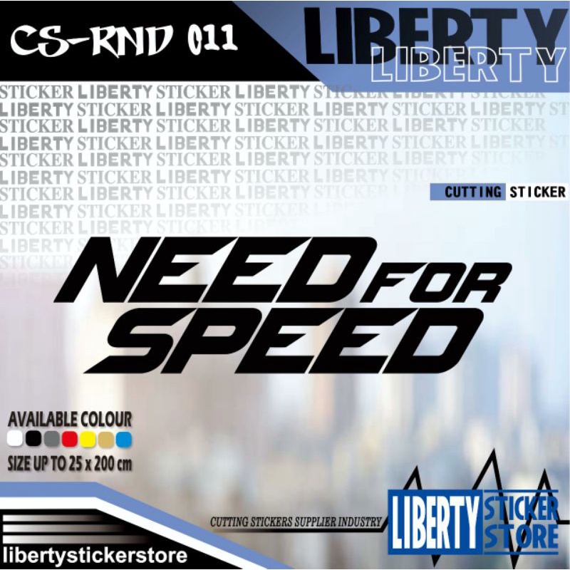Cutting Sticker Need For Speed | Cutting Need For Speed Stickers ...