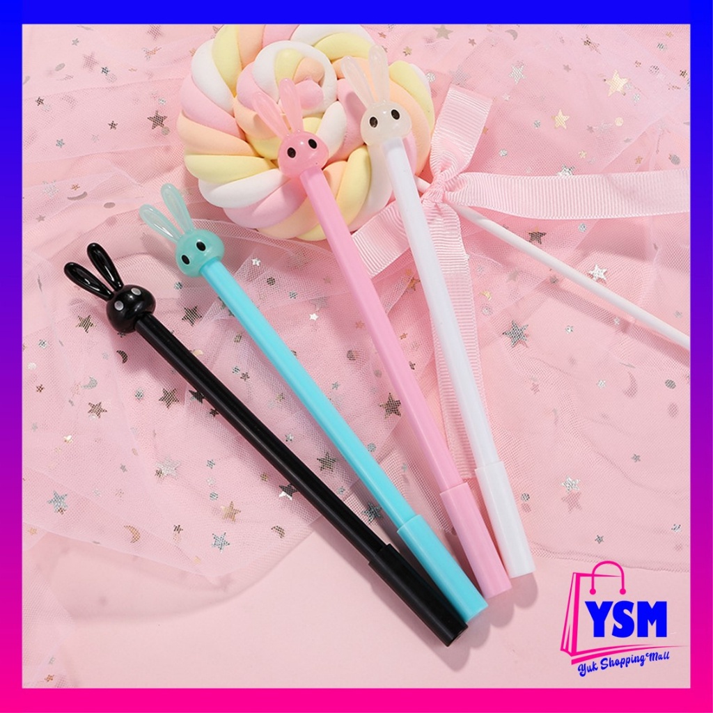 Ysm Rabbit Head Character Pen Unique Cute Bunny Character Ballpoint Pen ...