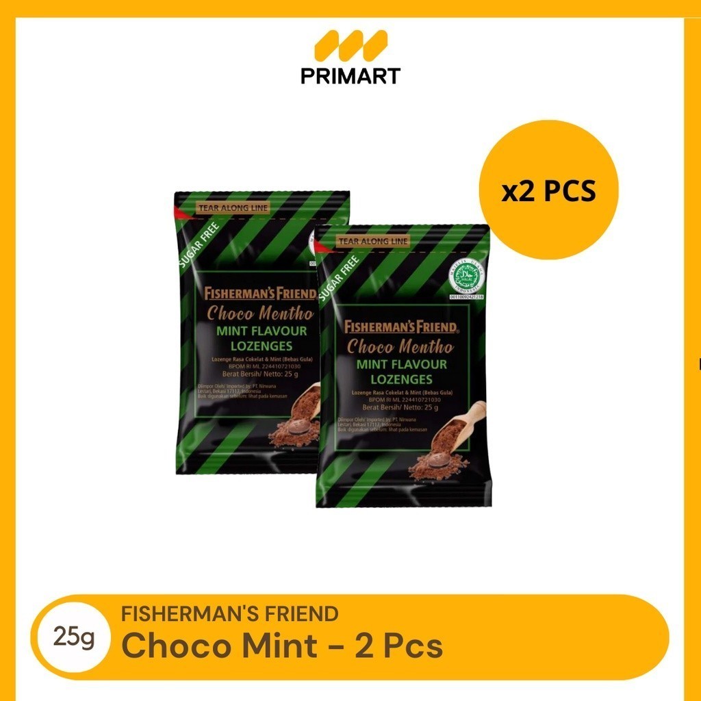 Fisherman's Friend Choco Mint 25 gr - 2 Pcs | Shopee Malaysia