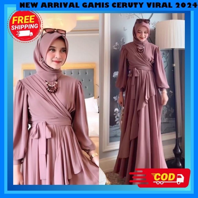 PUTIH Latest Muslim Women's Clothes 2024 Contemporary Eid Al-Fitr Girls ...