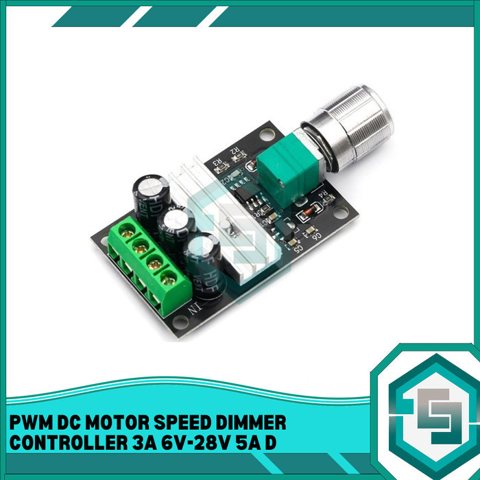 Pwm DC MOTOR SPEED DIMMER CONTROLLER 3A 6V-28V 5A D | Shopee Malaysia
