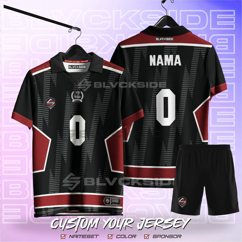 Futsal Class Unit Class Jersey retro vintage collar football volleyball ...