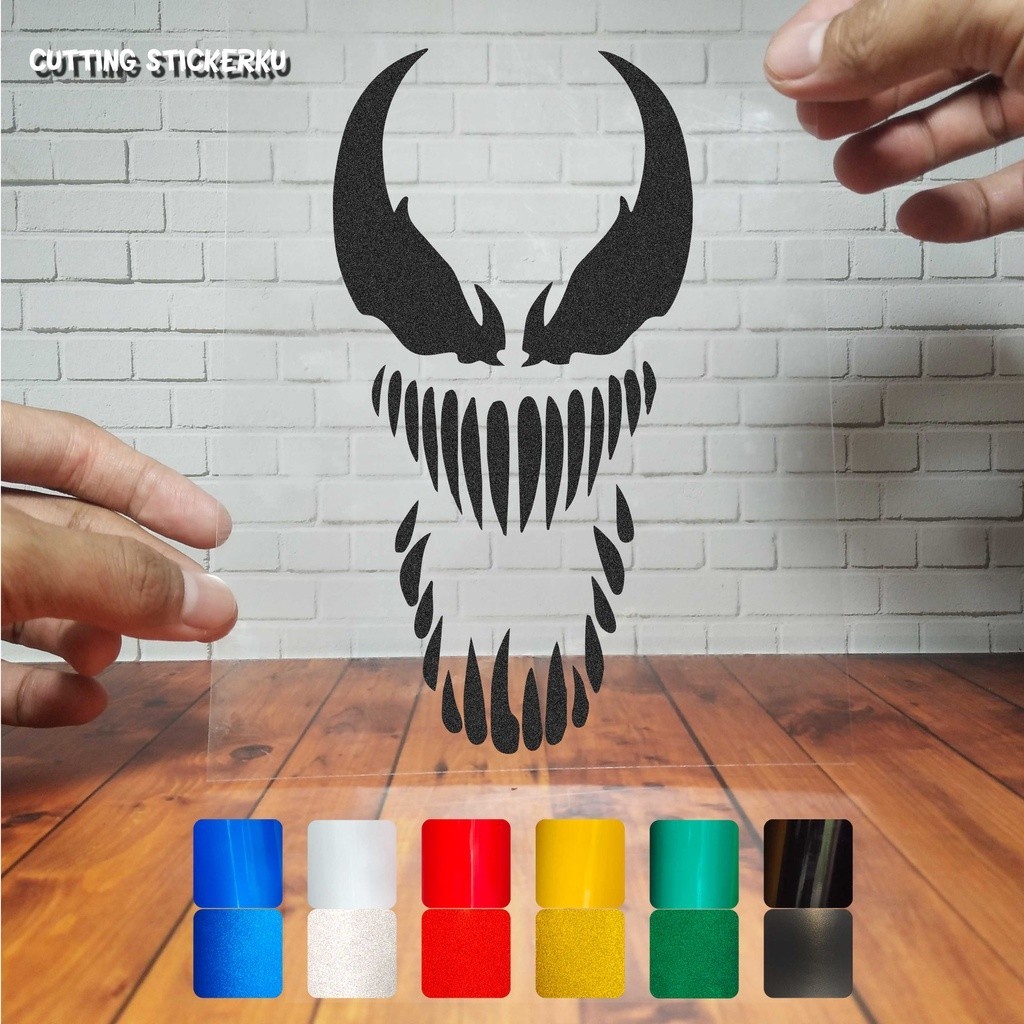 Cutting Sticker Venom Variation Motorcycle Car Sticker Embossed Cool ...