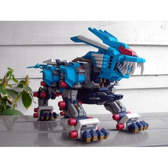 Diy papercraft Pattern zoids rz-028 blade liger jasmine paper color ...