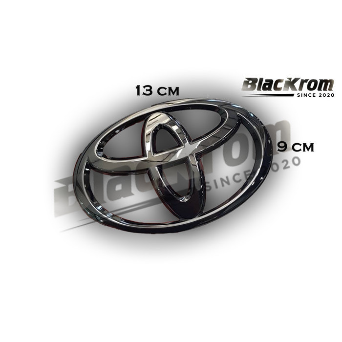 Toyota Kijang Innova Zenix Rear Black Chrome Emblem Logo | Shopee Malaysia