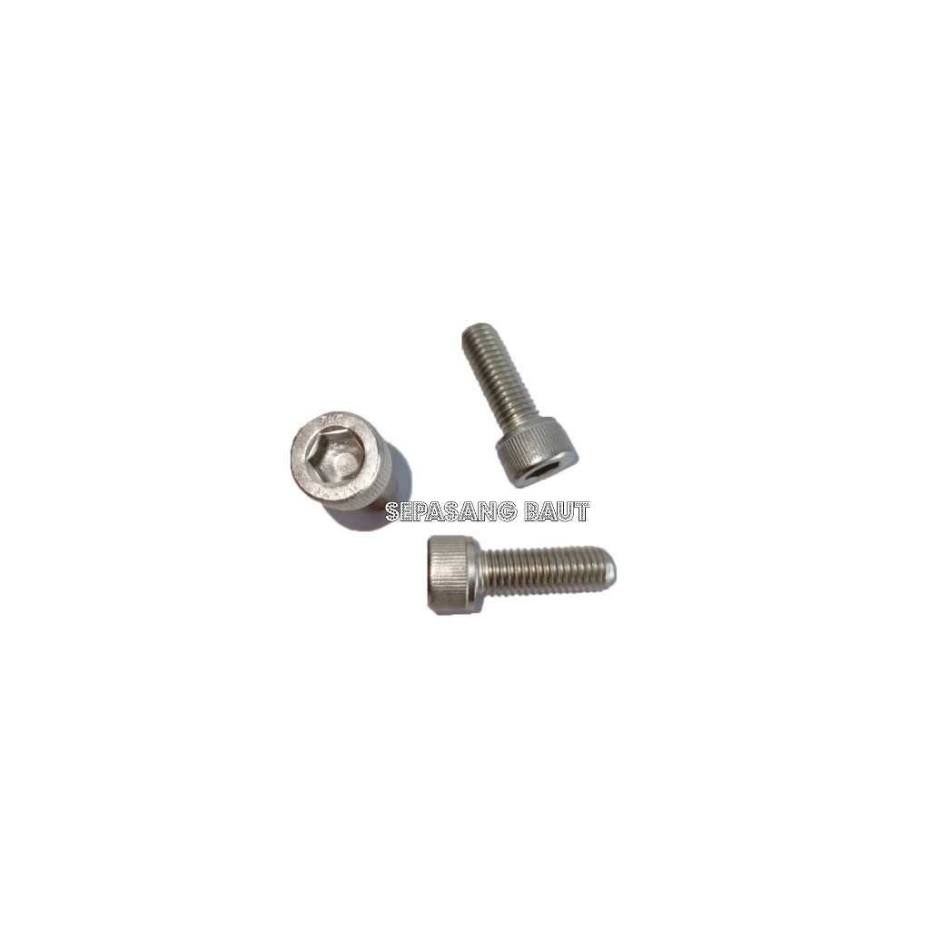 M6 x 50 Bolt L Hex Head Socket Screw Stainless 304 | Shopee Malaysia