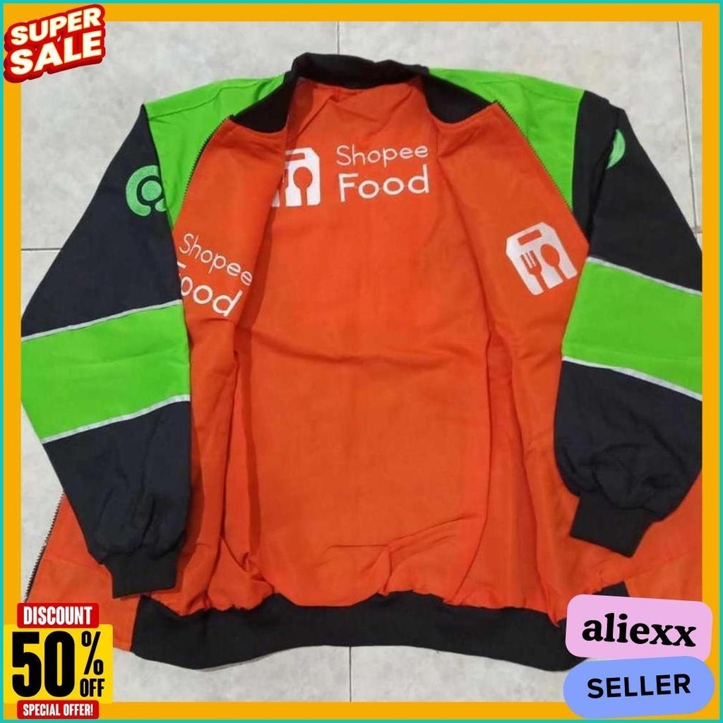 Jacket Go Shop/ Jacket Gojek Sopi / Jacket Ngojol Go-Jek Shopee ...
