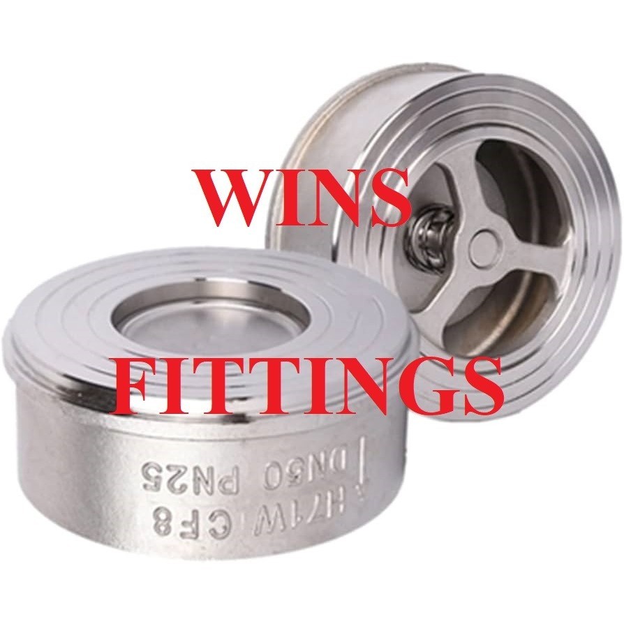 Disco Check Valve 2" SS316 PN40 Wafer DCV DN50 2 inch ANSI JIS SS 316 ...