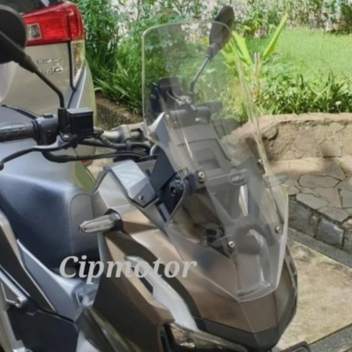 HITAM Visor Windshield ADV 160 2022 2023 High Black Clear Smoke Rayben ...