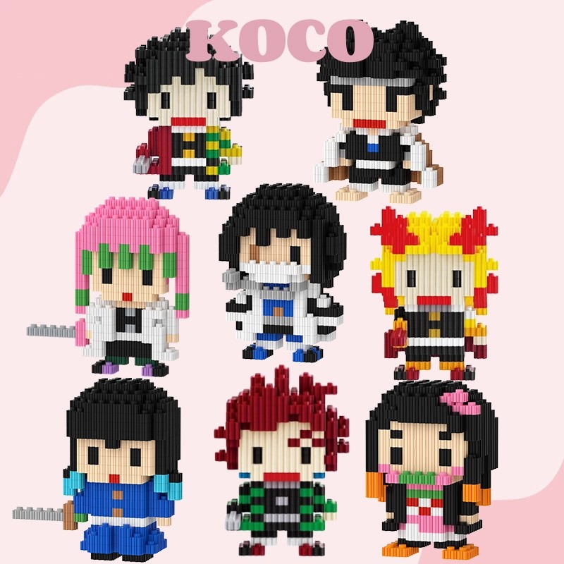 Koco Building Blocks mini nano Puzzle 3D Building Blocks Demon Slayer ...