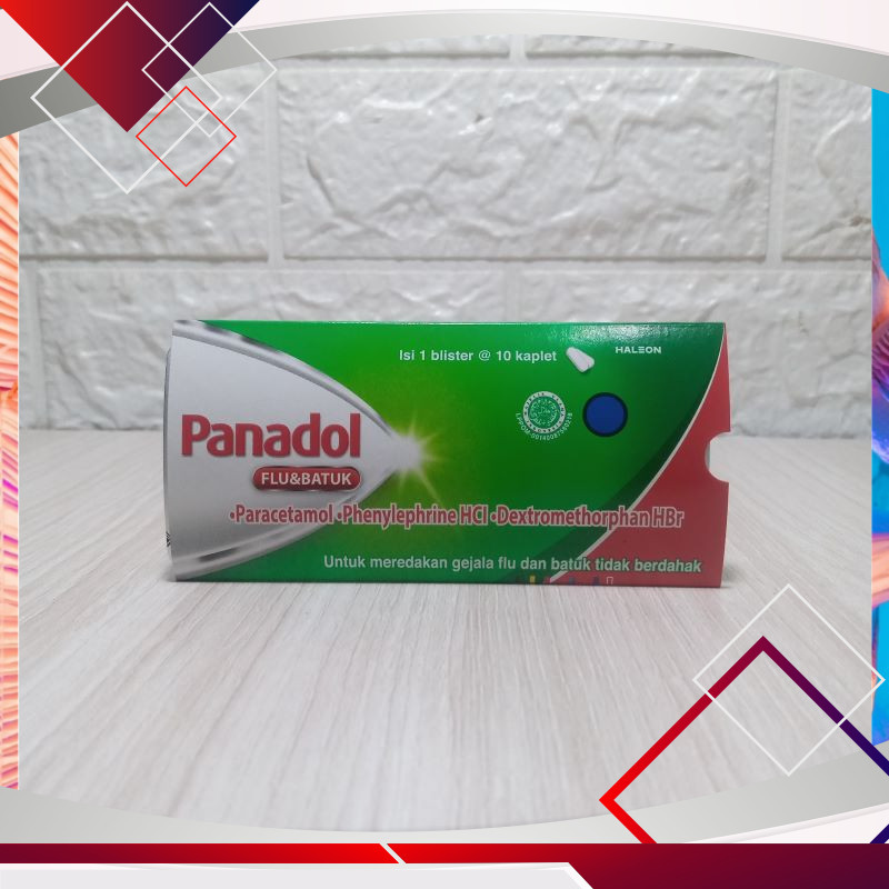 HIJAU Panadol Green Flu & Cough 1 Strip contains 10 Tablets. | Shopee ...