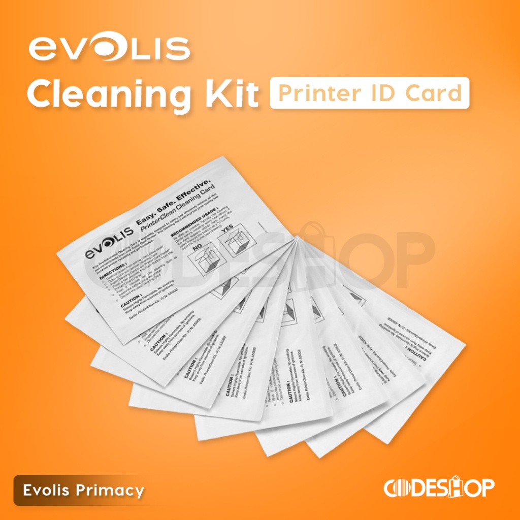 Cleaning Kit Original Evolis Primacy Zenius ID Card Printer | Shopee ...