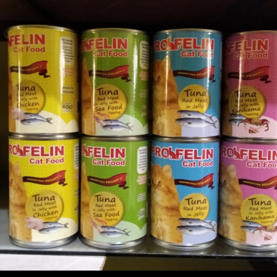 Profelin cat food all variants wet can 400g | Shopee Malaysia