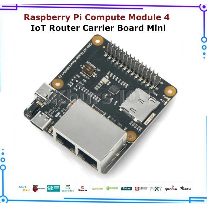 Raspberry Pi Compute Module 4 IoT Router Carrier Board Mini | Shopee Malaysia