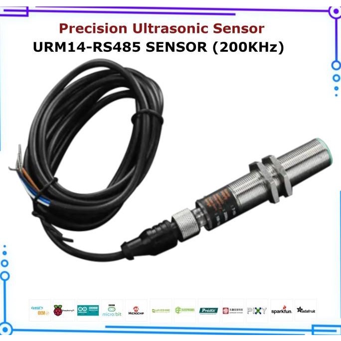 Dfrobot URM14 RS485 Precision Ultrasonic Sensor (200KHz) | Shopee Malaysia