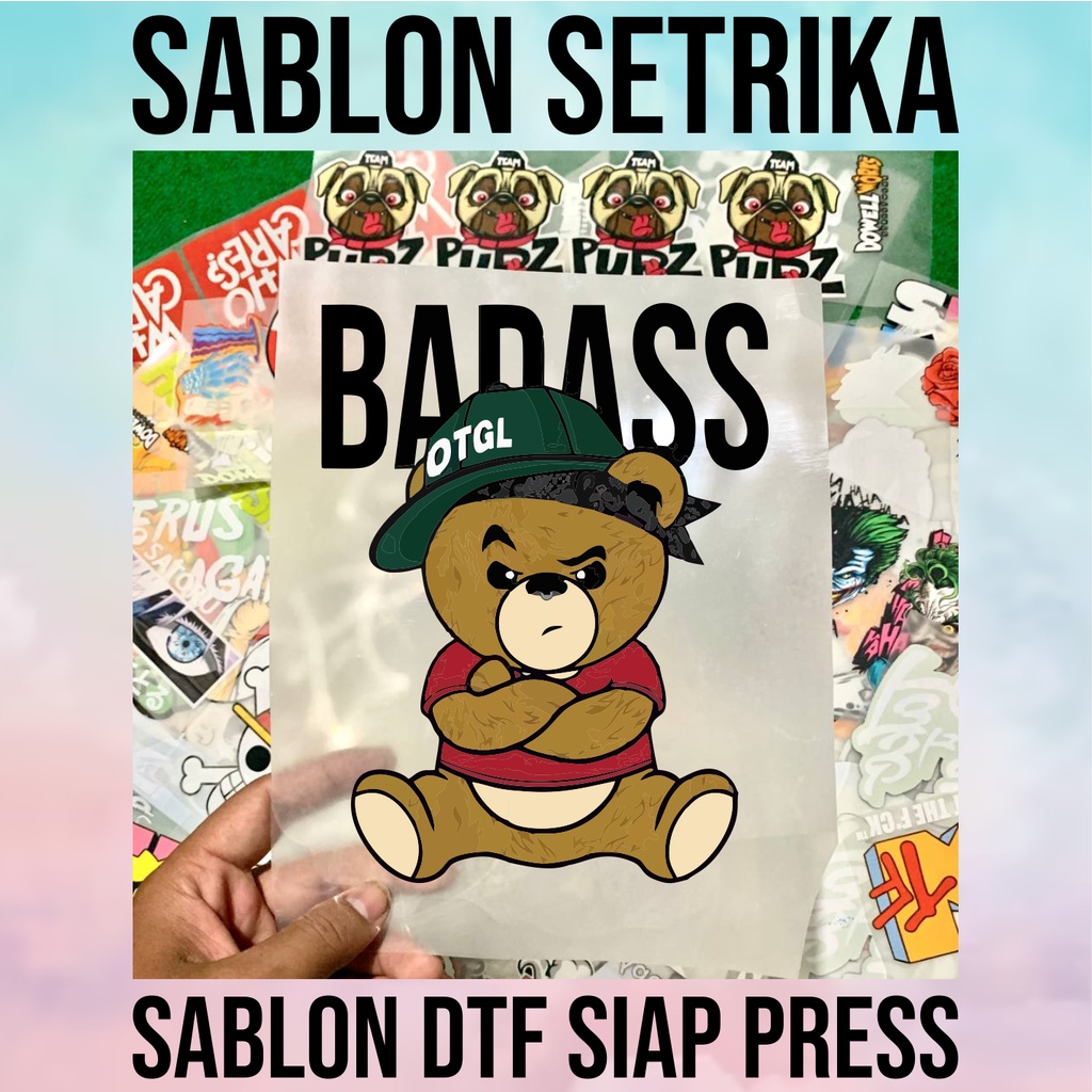 Cool Bear Theme DTF PRINTING Ironing Screen PRINTING | Shopee Malaysia