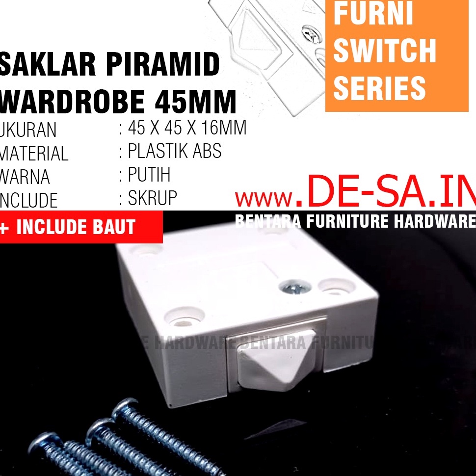 Most WANTED Pyramid Switch 202 Sliding Cupboard Door Light (Doorrobe ...