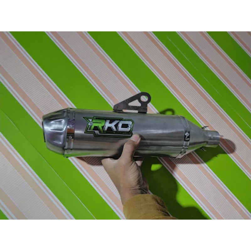 KNALPOT SLINCER RKC ORIGINAL EXHAUST KLX CRF D-TRACKER WR155 VERY ...