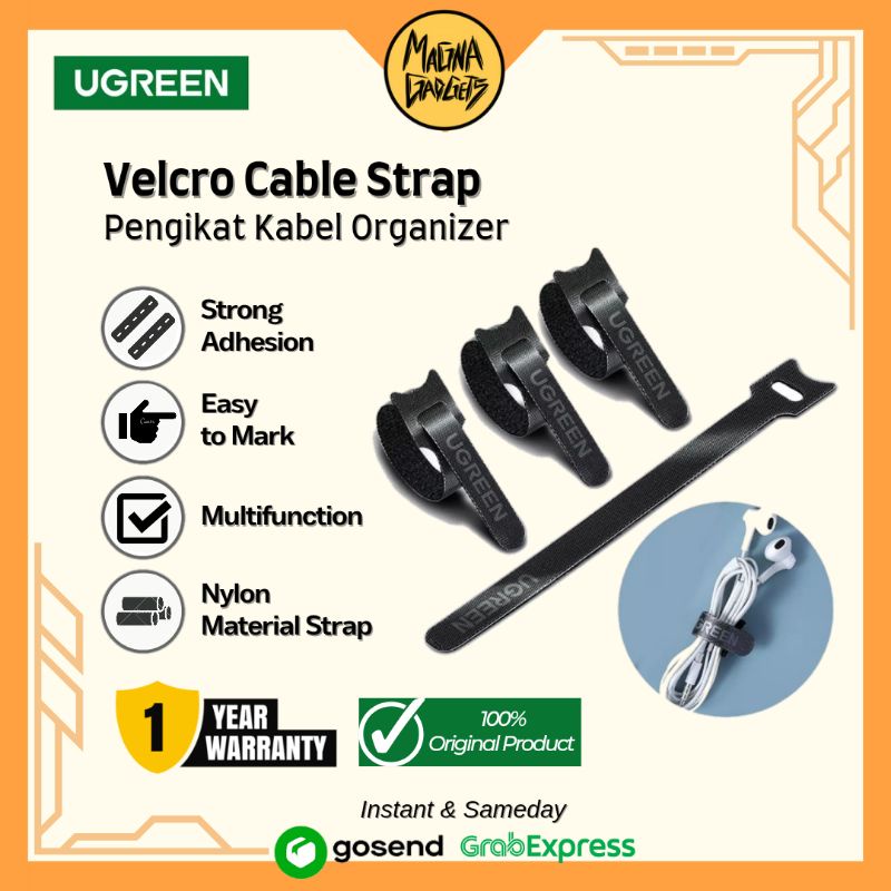 Ugreen Strap Cable Ties Organizer Multipurpose Cable Adhesive Fastener ...