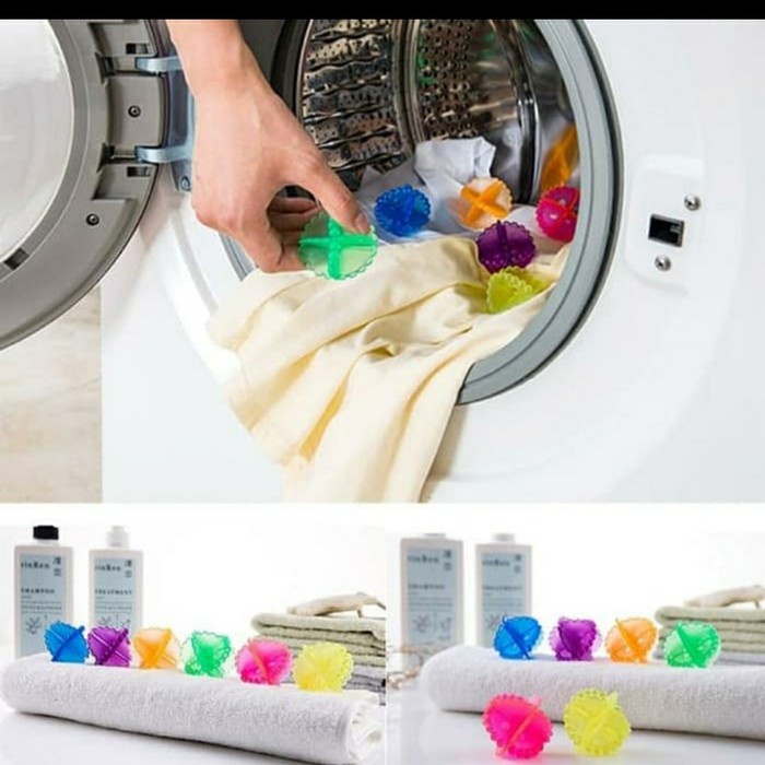 MESIN [HB 472] Rubber Laundry Ball / Washing Machine Rubber Clothes ...