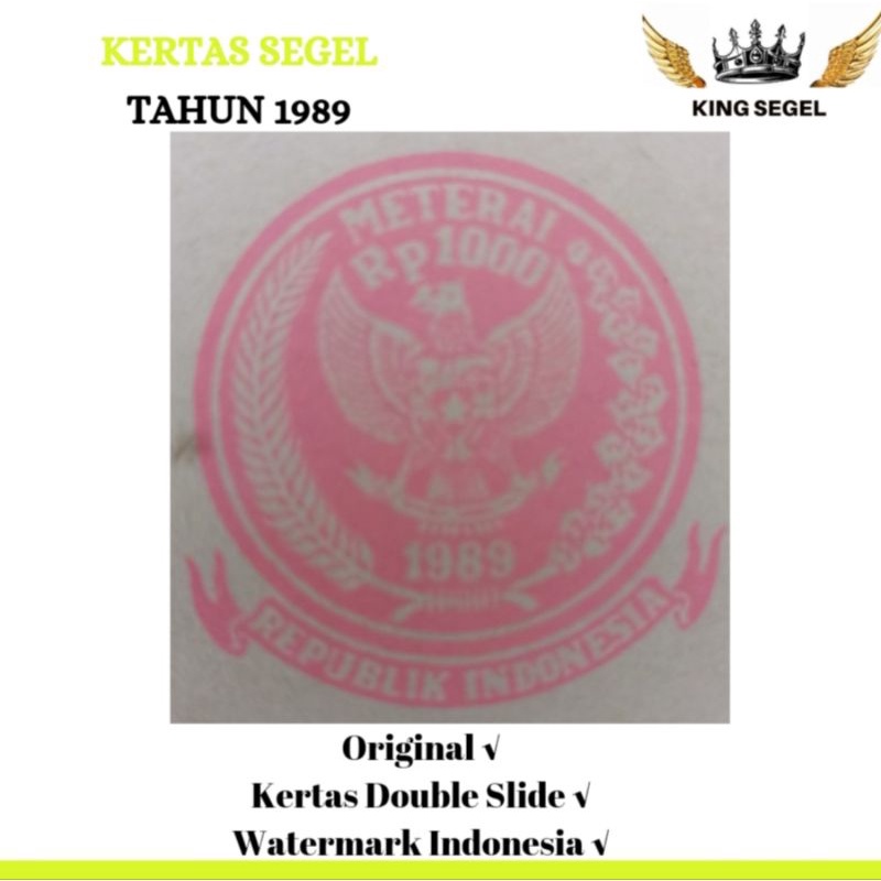 Original 1989 Double Seal Paper | Shopee Malaysia