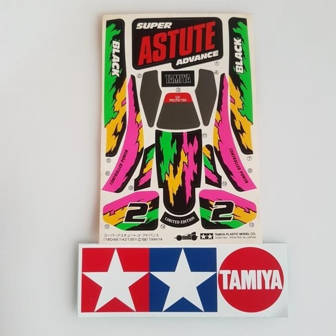 Tamiya super astute advance 1991th sticker | Shopee Malaysia
