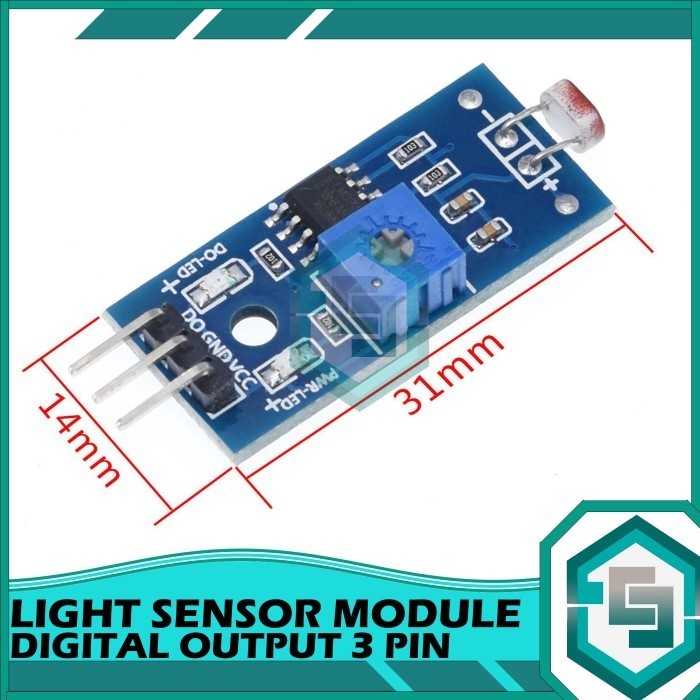 CAHAYA Module LIGHT LDR PHOTOSENSESTIVE RESISTANCE LIGHT SENSOR ...