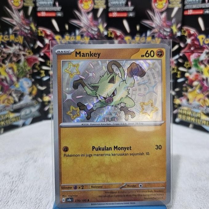 Mankey Shiny S 276/190 sv4a - Pokemon Treasure Shiny TCG Indonesia | Shopee Malaysia