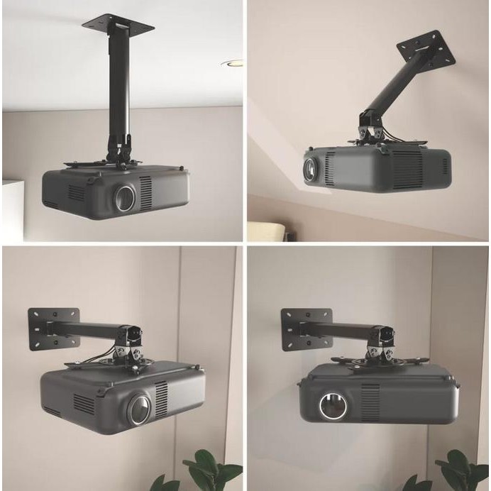 HITAM New Model Hanging Projector Bracket 2 meters Ceiling Mount ...
