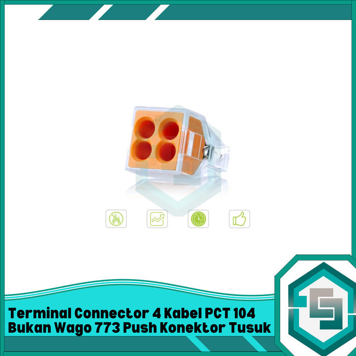 Terminal CONNECTOR 4 Wires PCT 104 Not WAGO 773 PUSH Plug CONNECTOR | Shopee Malaysia