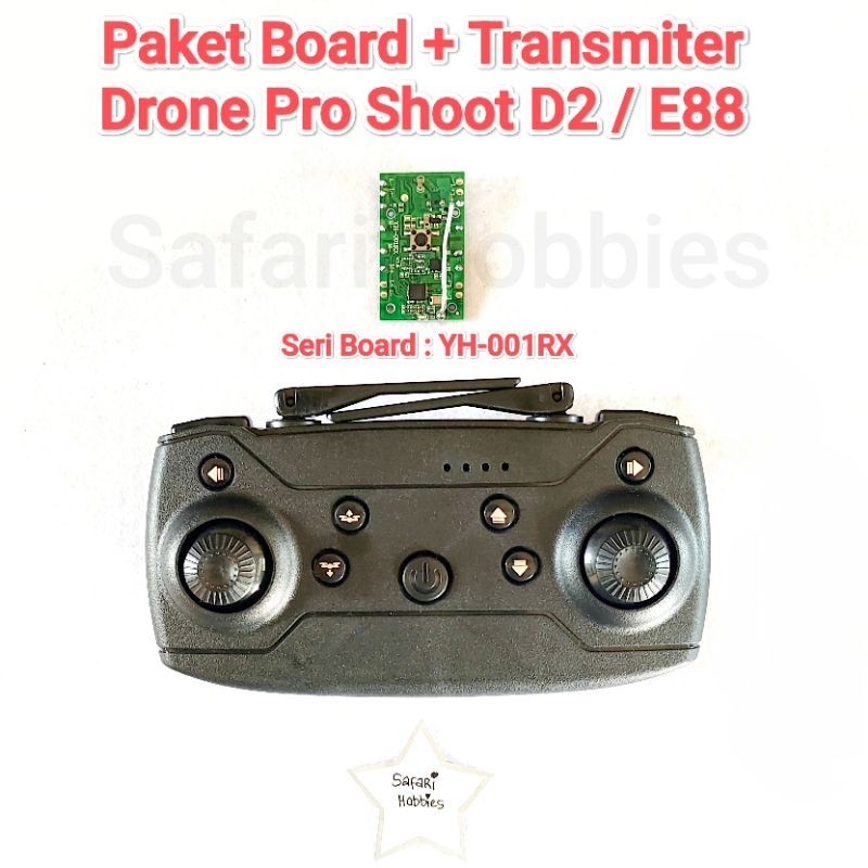 Pro Shoot D2 Drone Transmitter + Board Receiver Package E88/ E88 Pro ...