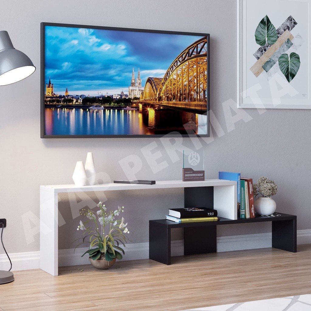 Pr0m0 100% Tv Table / Minimalist Tv Table / Tv Shelf / Minimalist Tv ...