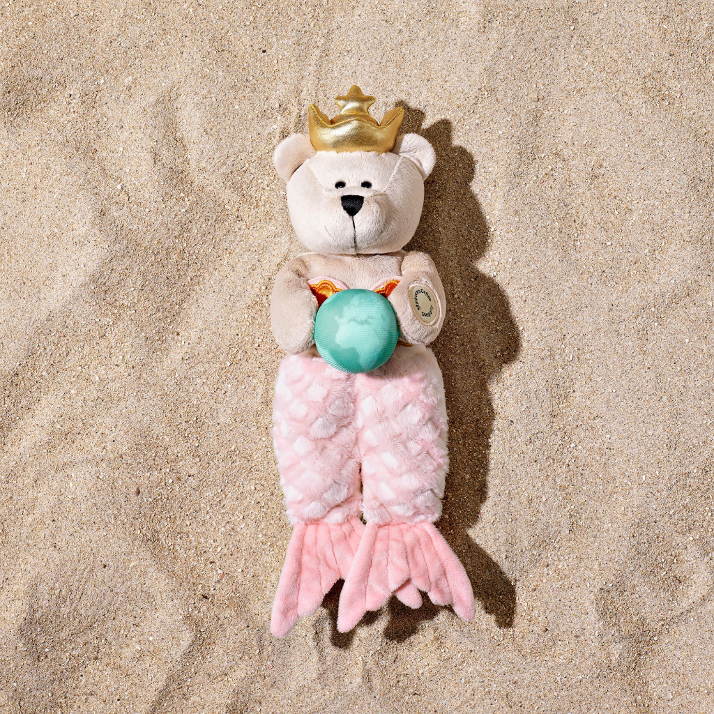 Starbucks Bearista Siren and The Earth Pink Mermaid Teddy Bear Tedy ...