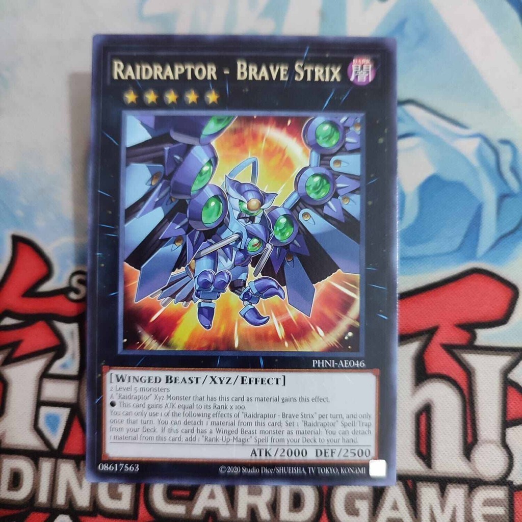 Yugioh AE raidraptor brave strix PHNI-AE046 R original | Shopee Malaysia