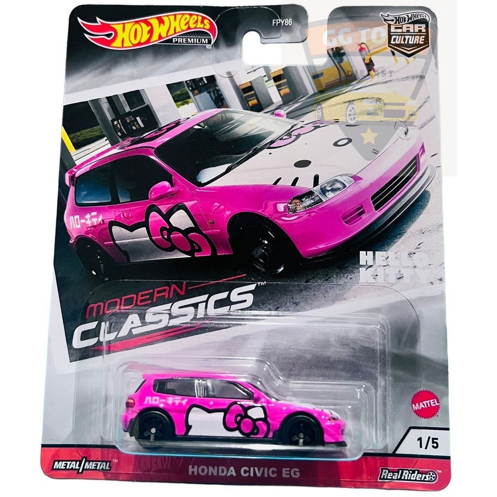 Hotwheels Hot Wheels Premium Car Culture Honda Civic EG Hello Kitty ...