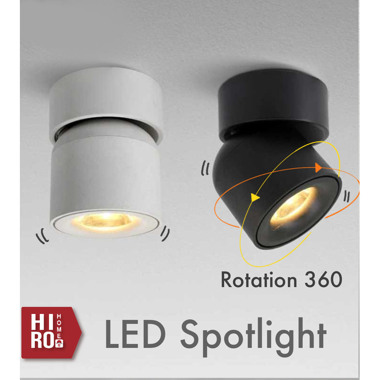 Spot Light 360 Spotlight Downlight Led Spotlight Fittings | Shopee Malaysia