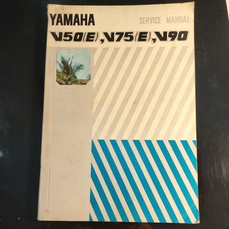 Original Serviz Manual Book Yamaha V50 V75 V90 Yamaha Motorcycle Serviz ...