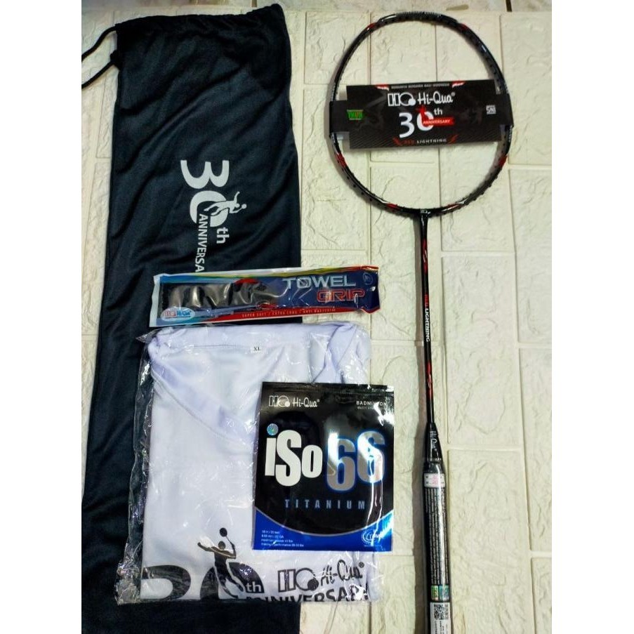 Hiqua HQ LIGHTNING 30Th ANNIVERSARY SPECIAL EDITION Badminton Racket ...